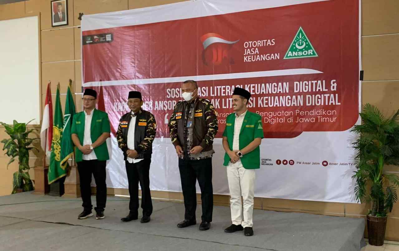 Gandeng OJK Regional IV, Ansor Jatim Serukan Jihad di Bidang Literasi Keuangan Digital - Media ...