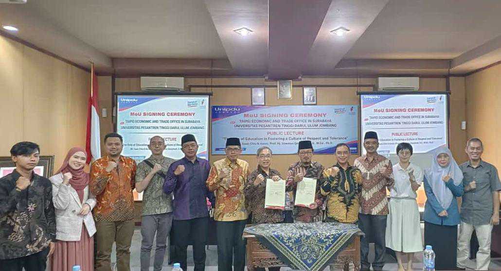 Gandeng Taiwan Economic and Trade Office In Surabaya, Unipdu Jombang ...