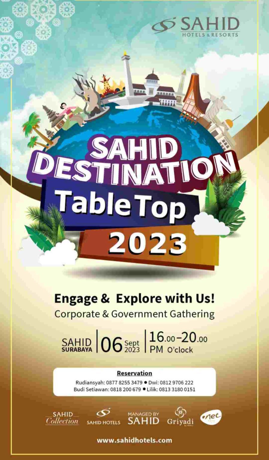 Sahid Hotel Surabaya Bikin Terobosan Gelar Destination Table Top, Catat ...