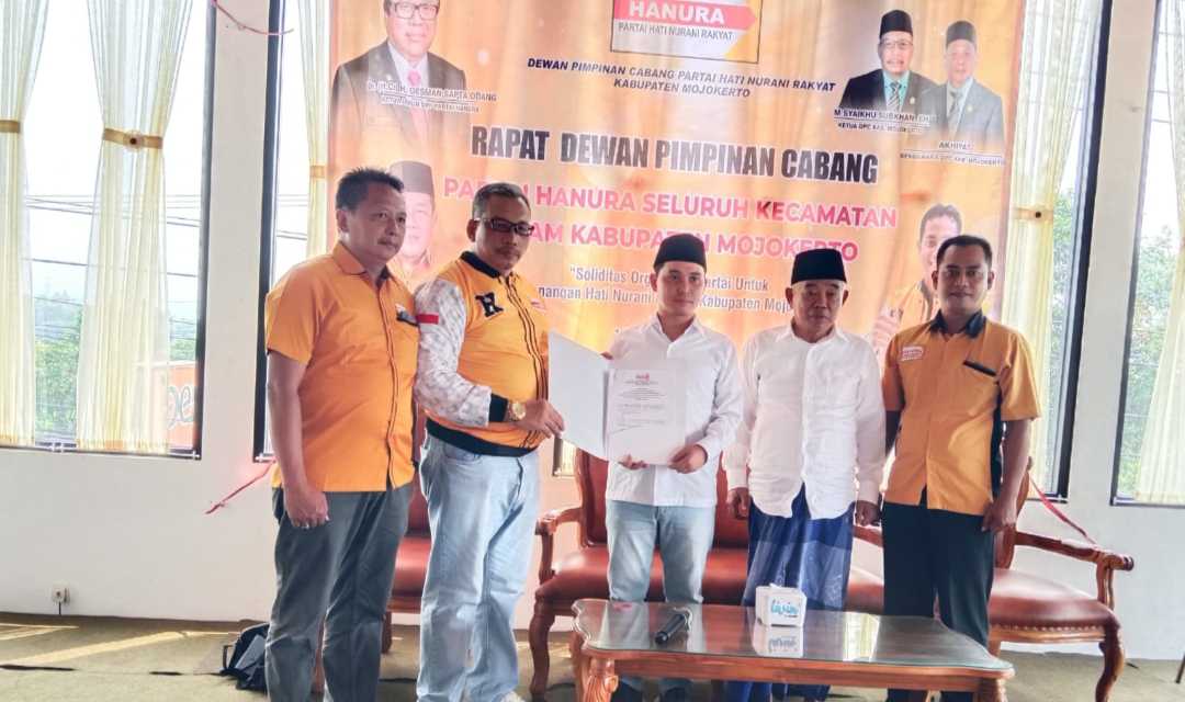 Giliran Hanura Beri Rekom Gus Barra di Pilkada Mojokerto 2024 - Media ...