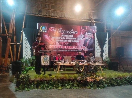 Agus Black Hoe Gelar Sarasehan, Bangun Solidaritas dan Kepedulian ...