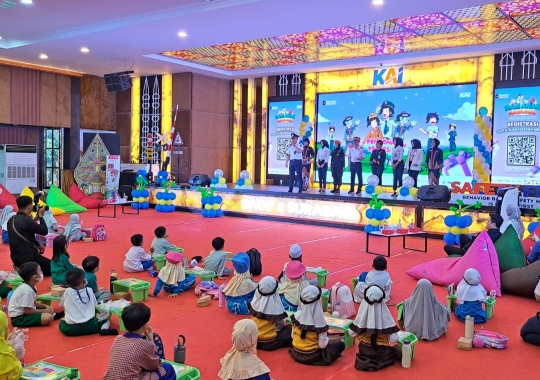 Hari Anak Nasional, KAI Hadirkan Edukasi Kreatif Anak Usia Dini - Media Berita Bangsa